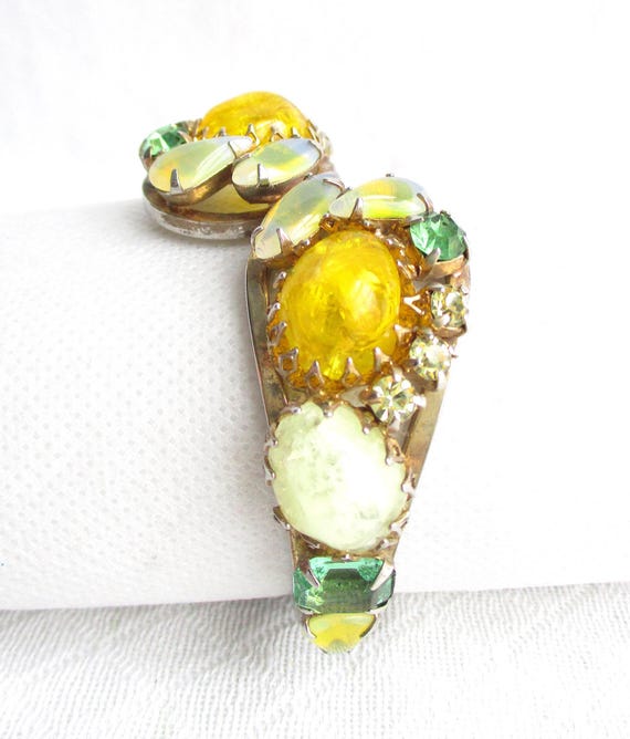 Gorgeous Yellow, Green and Opal Canary Cabochon and R… - Gem
