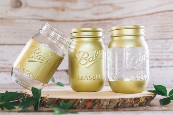 Farmhouse Kitchen Decor Rustic Mason Jars Wedding Centerpiece Rustic ...