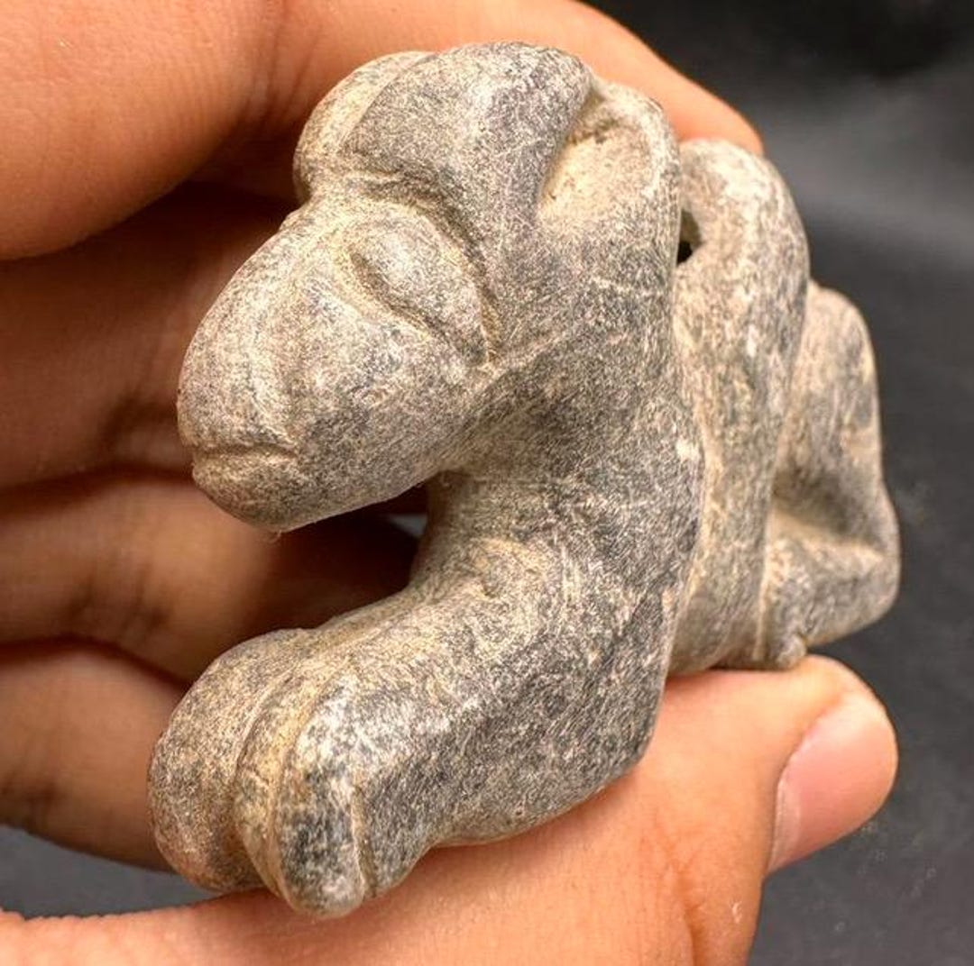 100 AD Ancient Roman Greek Carved Stone Good Luck Amulet in the Form of ...