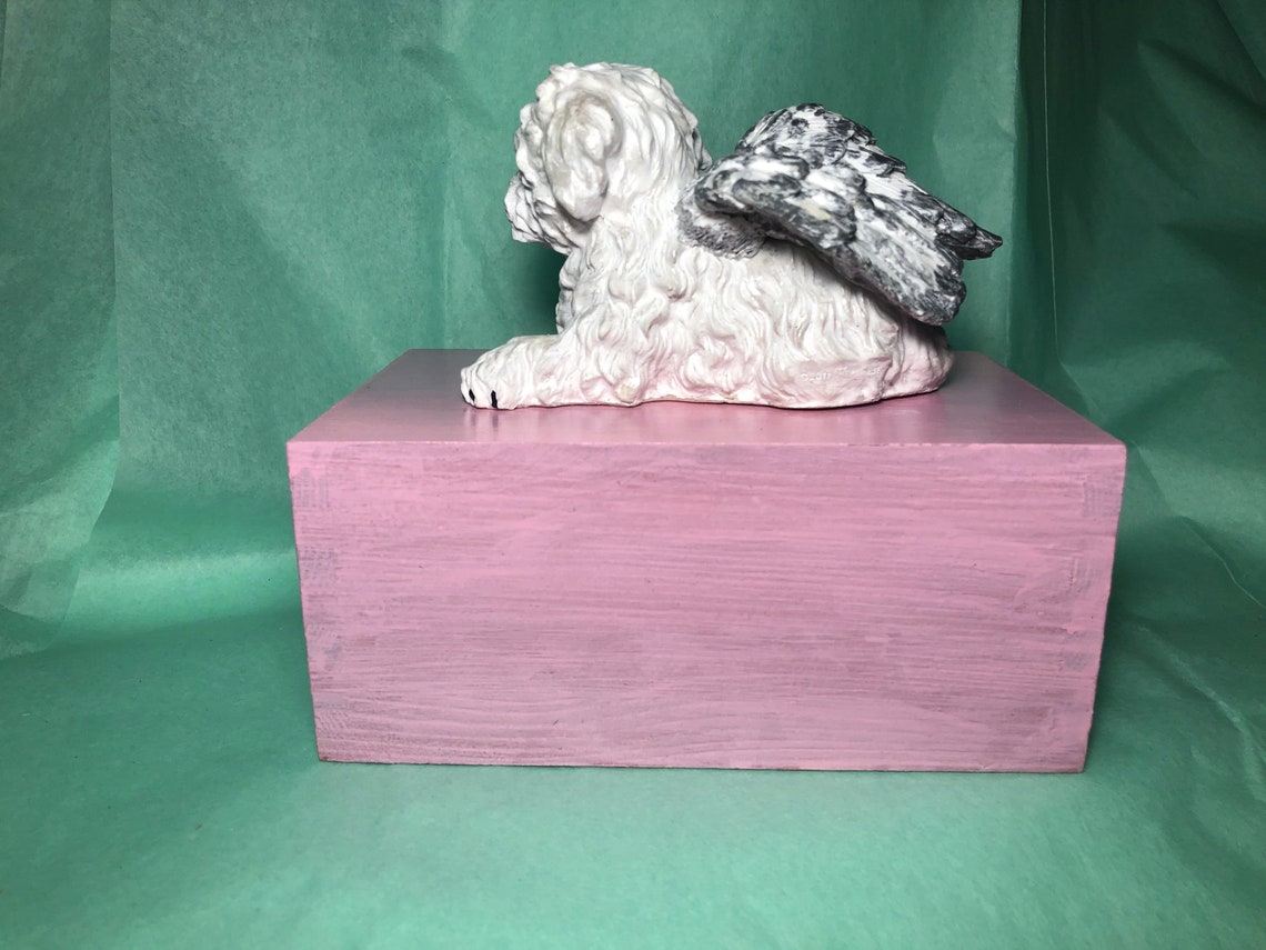 Custom Engraved Maltese Urn Pet Portrait Figurine to Your - Etsy