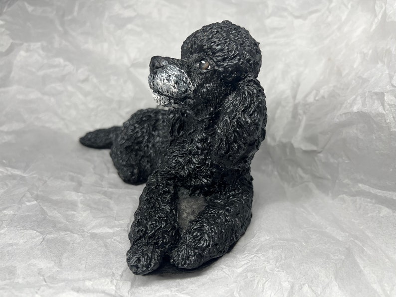 Customized Poodle Figurine Pet Portrait Handpainted to Your Photos - Etsy
