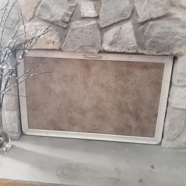 Fireplace Cover Screen Insert - Etsy