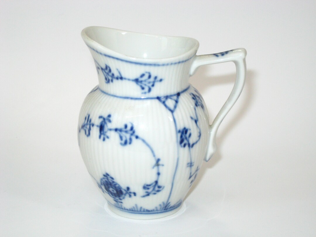 Royal Copenhagen BLUE FLUTED Plain Individual Creamer 1/59 Denmark ...