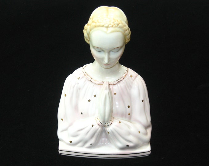 Giovanni Ronzan Lenci Praying Madonna Virgin Mother Mary Figurine Italy ...