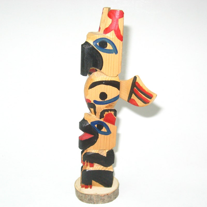 Painted Totem Pole - Etsy