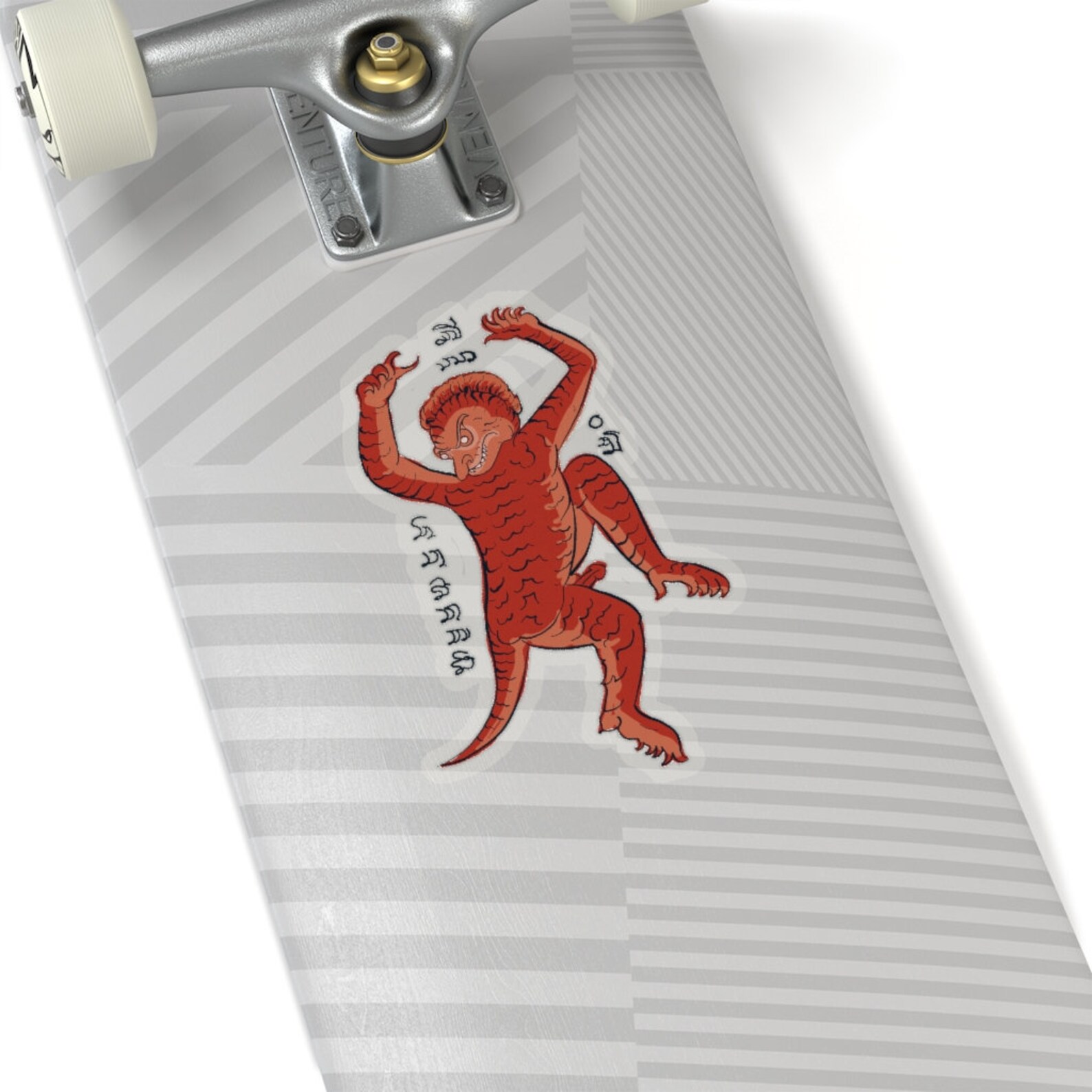 Thai Tattoo Design ''sak Yant Red Monkey Lucky Magic - Etsy