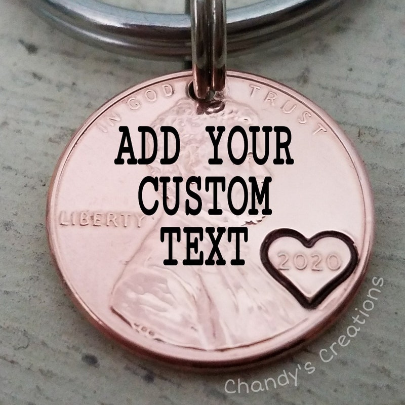 Lucky Penny Keychain - Etsy