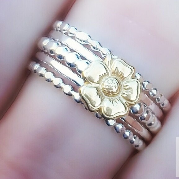 Sterling Silver Stackable Rings Stackable Rings Layered | Etsy