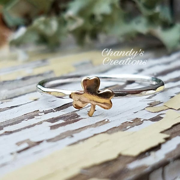 Shamrock Ring - Etsy