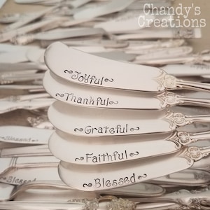 Custom-cheese-knife-marker-butter-spreader-server-stamped-engraved ...