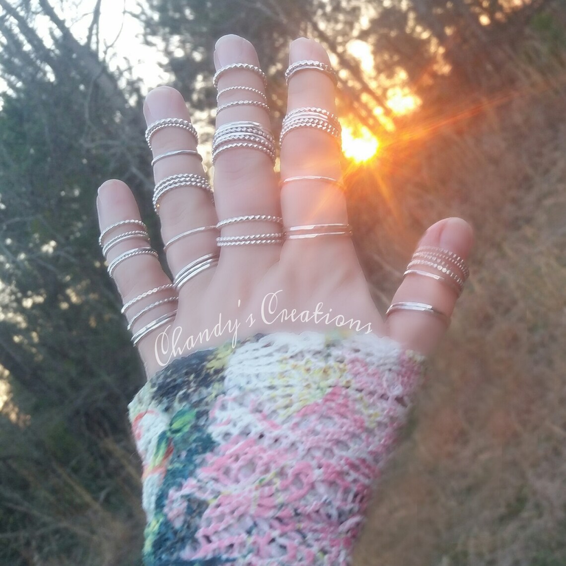 Sterling Silver Stackable Rings Midi Rings Layered Rings - Etsy