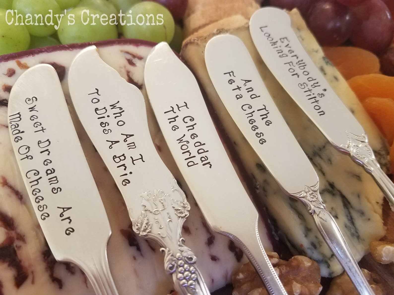 Custom-cheese-knife-marker-butter-spreader-server-stamped-engraved ...