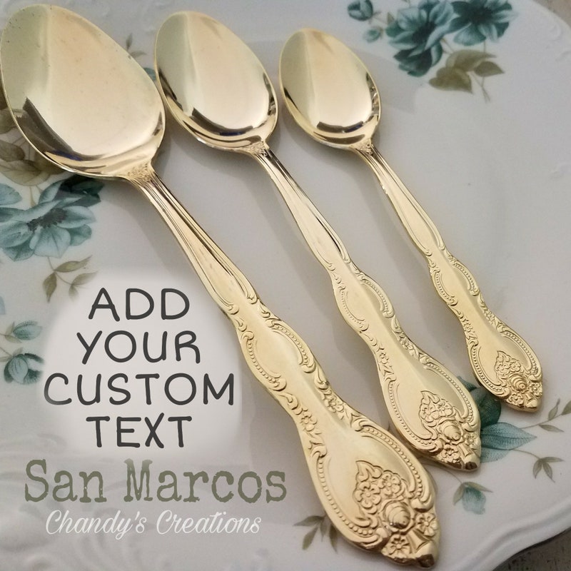Custom Spoon - Etsy