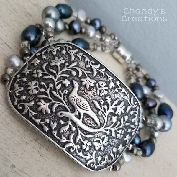 Peacock Bracelet - Etsy