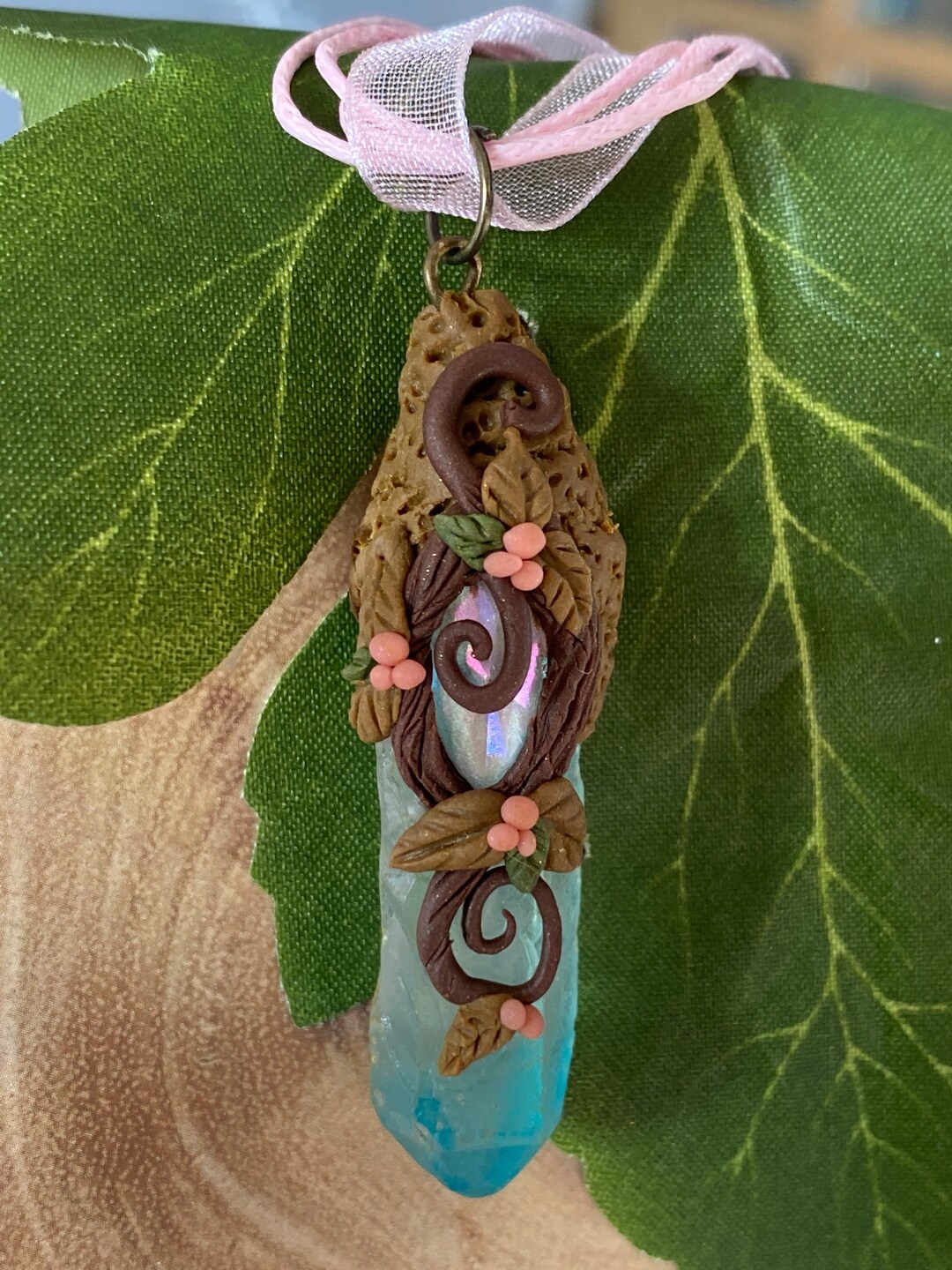 Crystal Fairy Pendant/ Magical Vibes/handmade With Magic/crystal ...