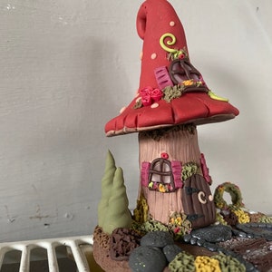 Miniature Toadstool Fairy House and Garden X - Etsy