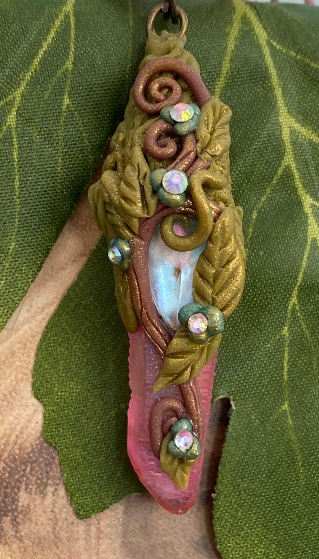 Crystal Fairy Pendant/ Magical Vibes/handmade With Magic/crystal ...