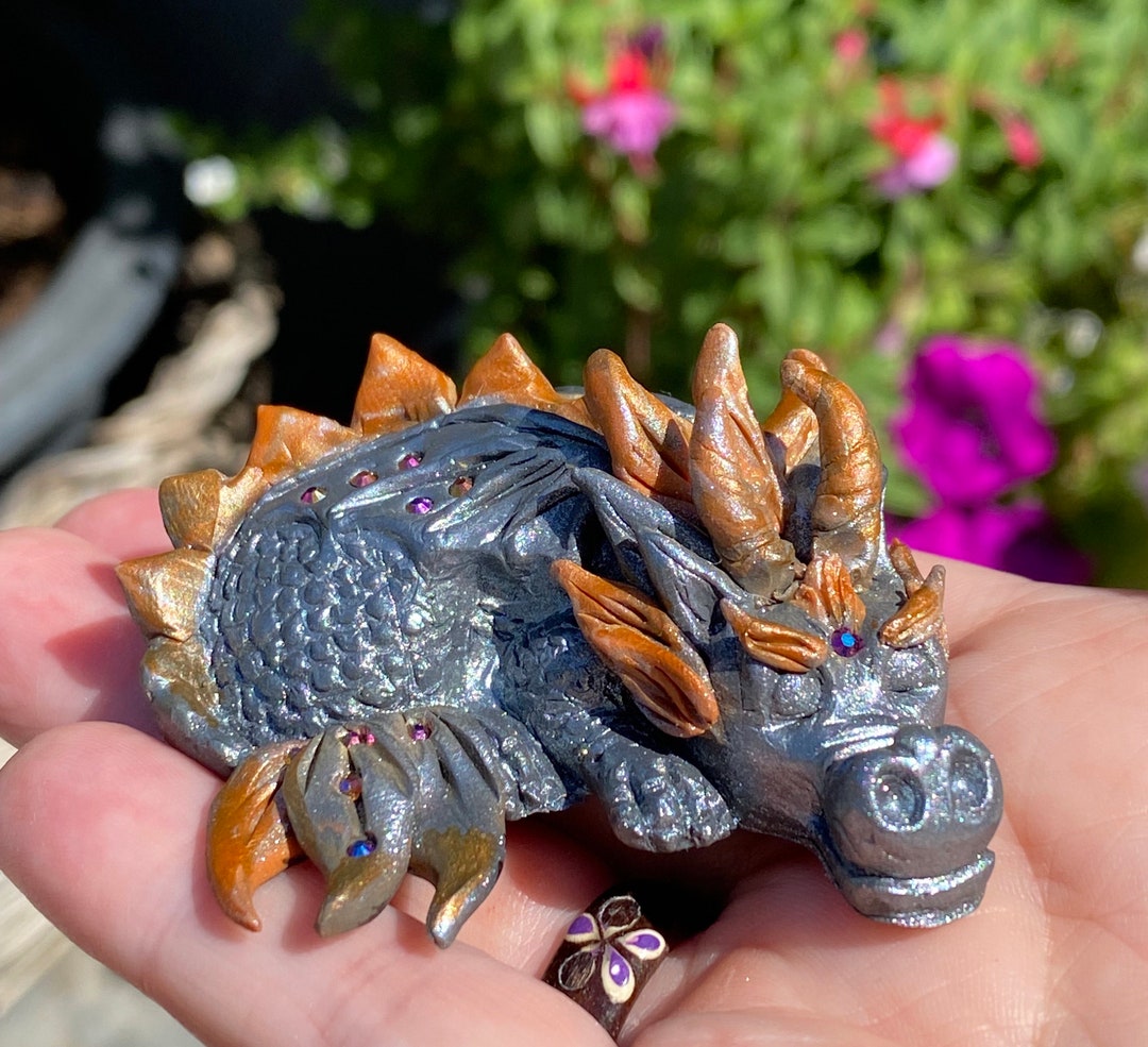Handmade Polymer Clay Baby Dragon - Etsy