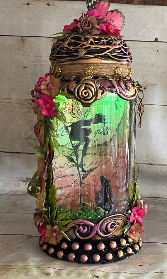 Handmade bespoke 9 inch beautiful fairy jar . Art & Collectibles ...