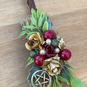 Handmade Yule Tide Blessings Mini Altar/cleansing / Besom Broom/ritual ...