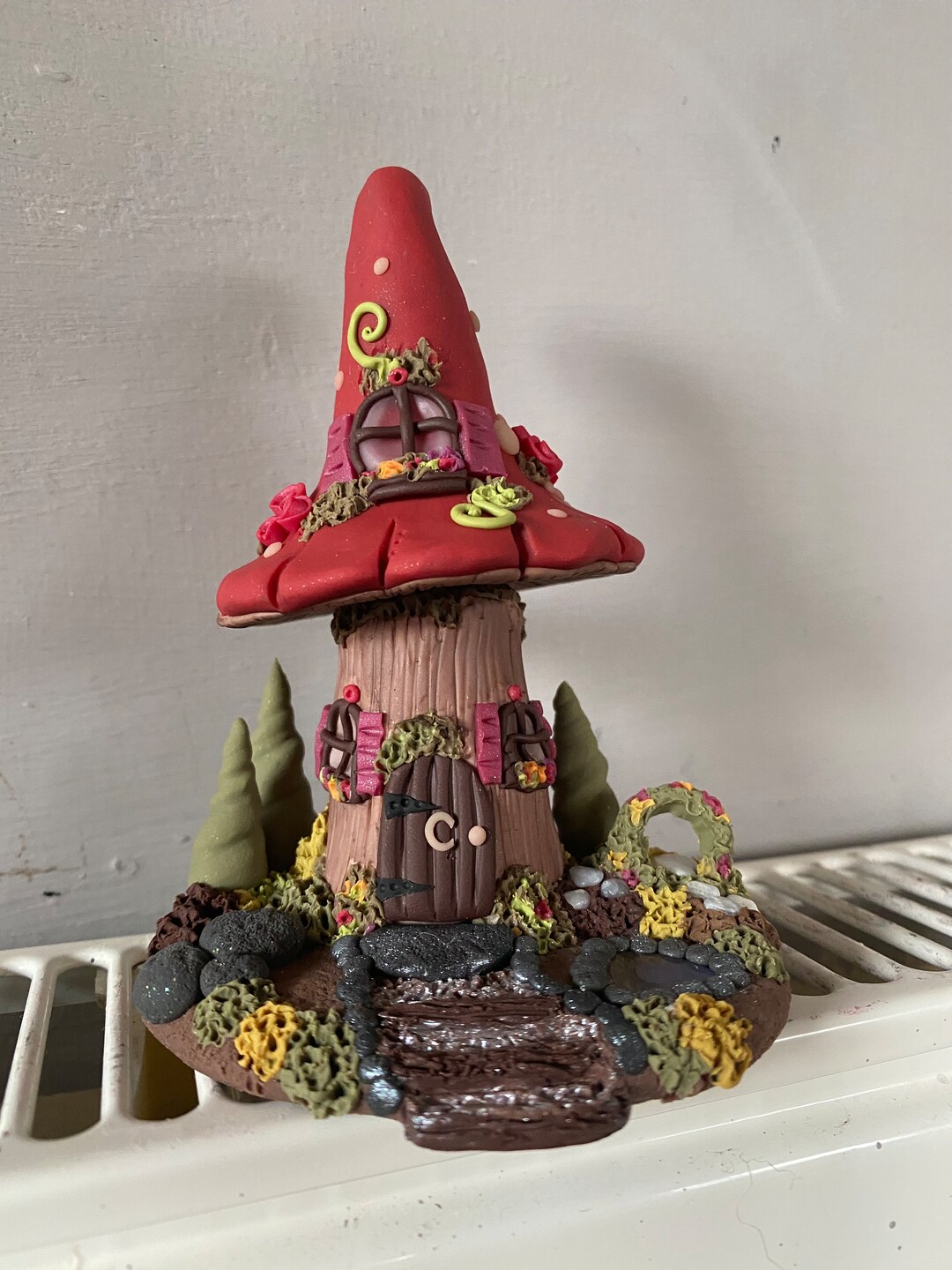 Miniature Toadstool Fairy House and Garden X - Etsy
