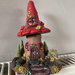 Miniature Toadstool Fairy House and Garden X - Etsy