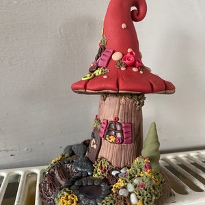 Miniature Toadstool Fairy House and Garden X - Etsy
