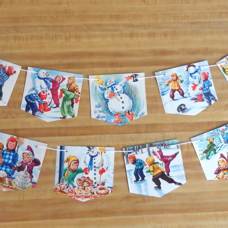 Snowman Banner - Etsy