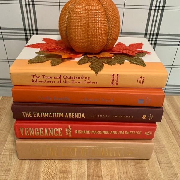 Fall Book Stacks - Etsy