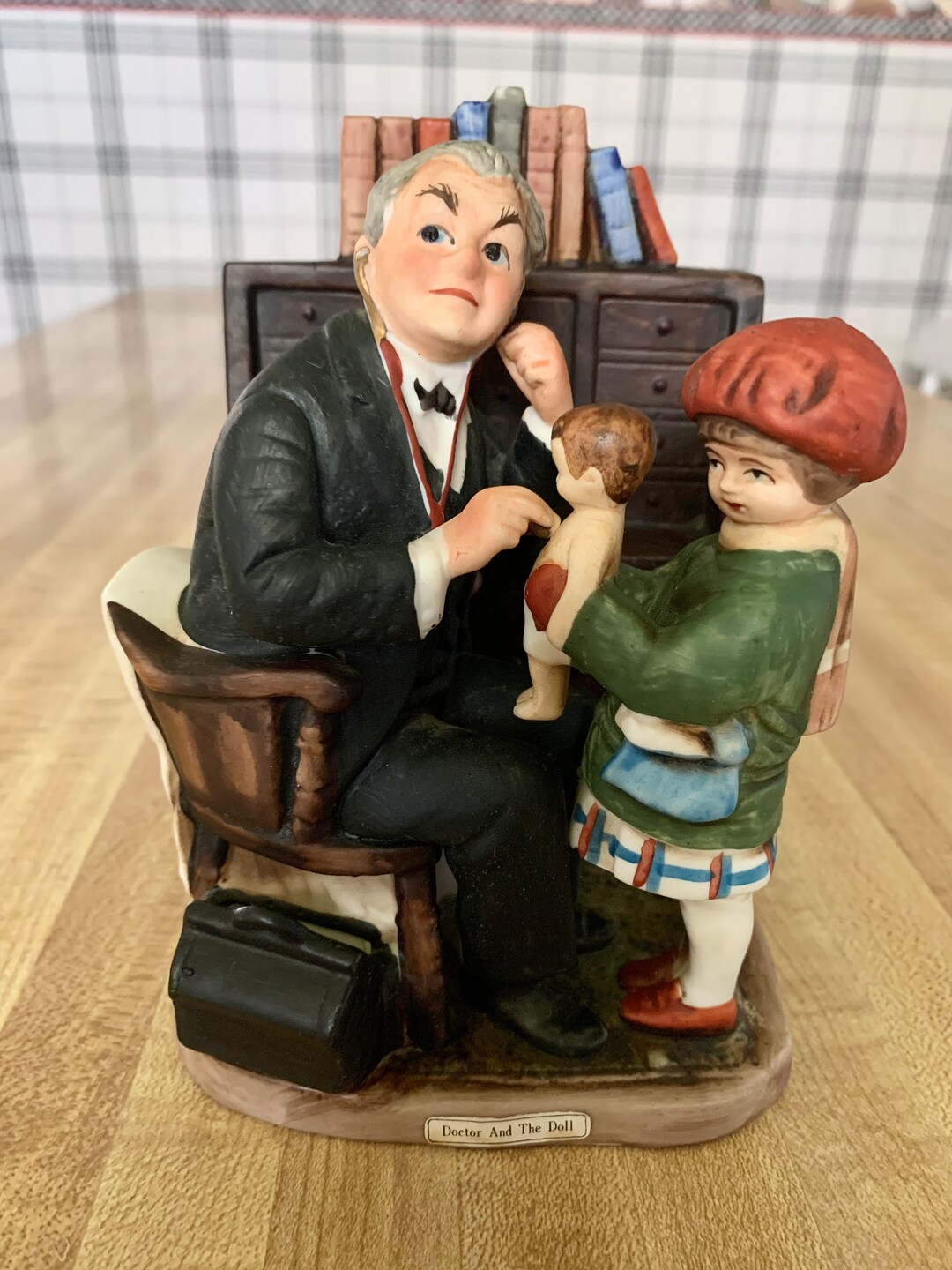 Vintage Norman Rockefeller Figurine, “the Doctor and the Doll” 1973 ...