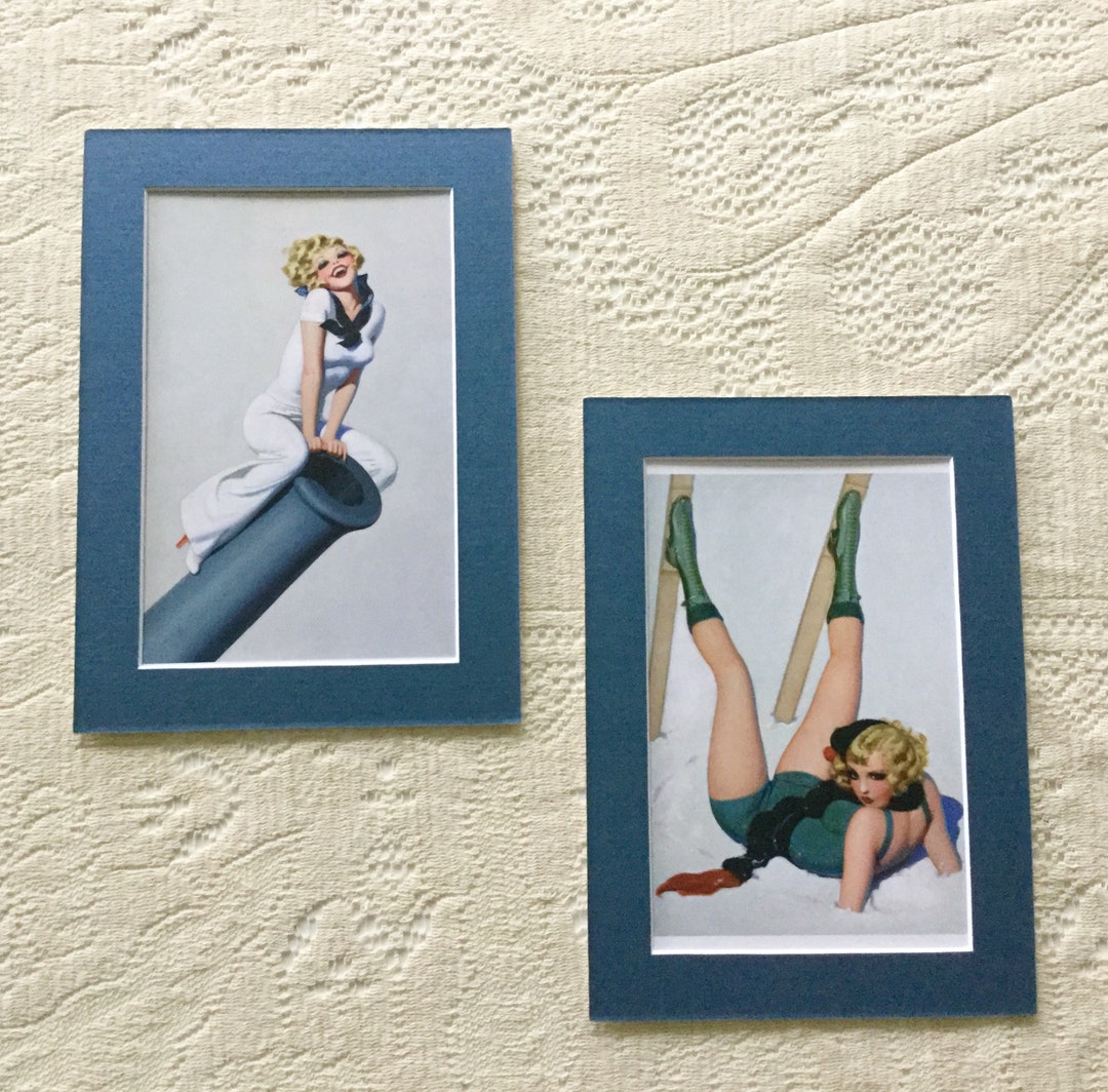 Enoch Bolles Pin-up Art Postcards: 1930s Matted Vintage Reproductions ...
