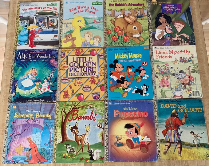 Lot of 12 Little Golden Books, Instant Vintage Library, Alice in ...
