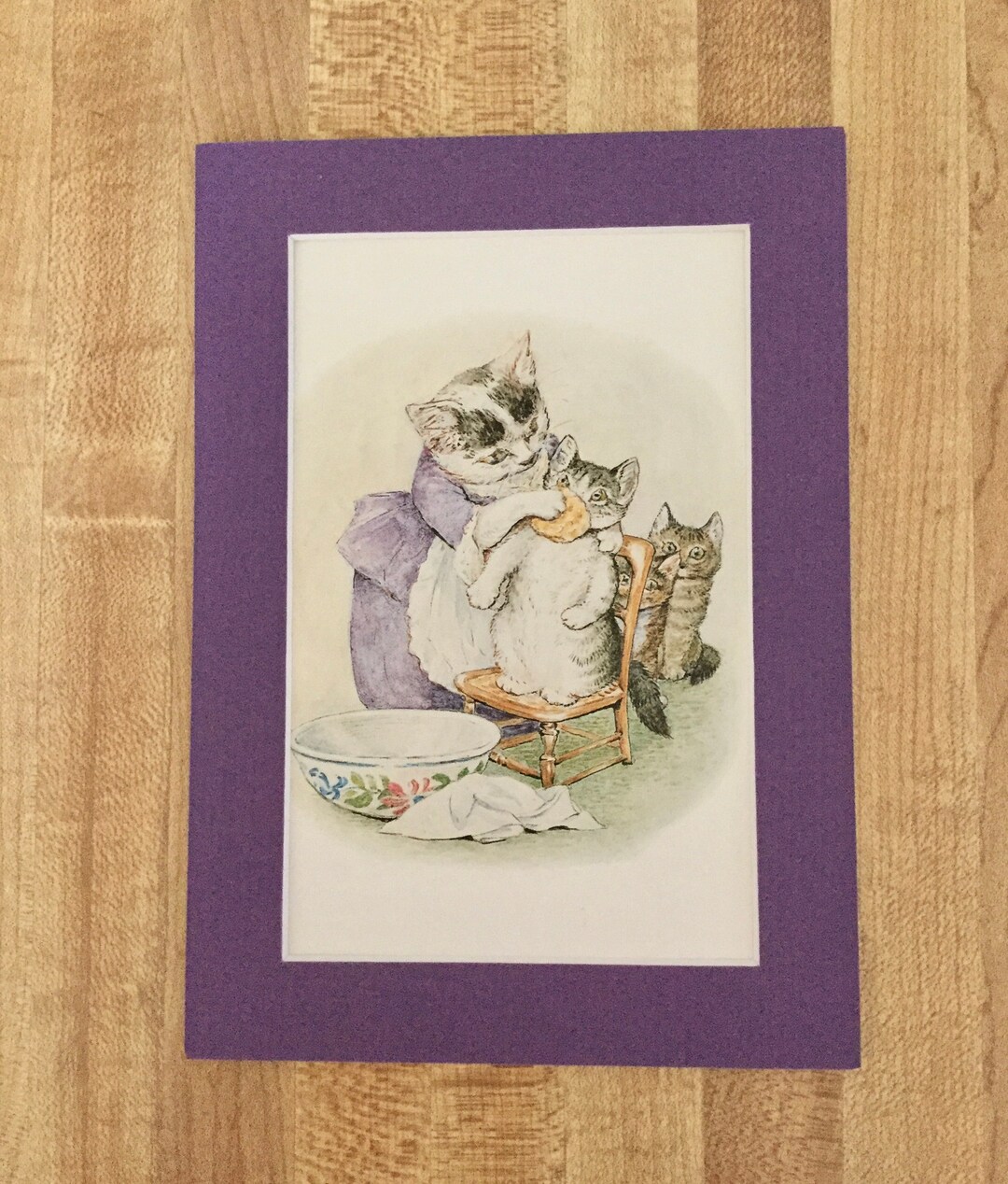 Matted Set of 2 Beatrix Potter Postcards, , 5" X 7" Ready to Frame ...