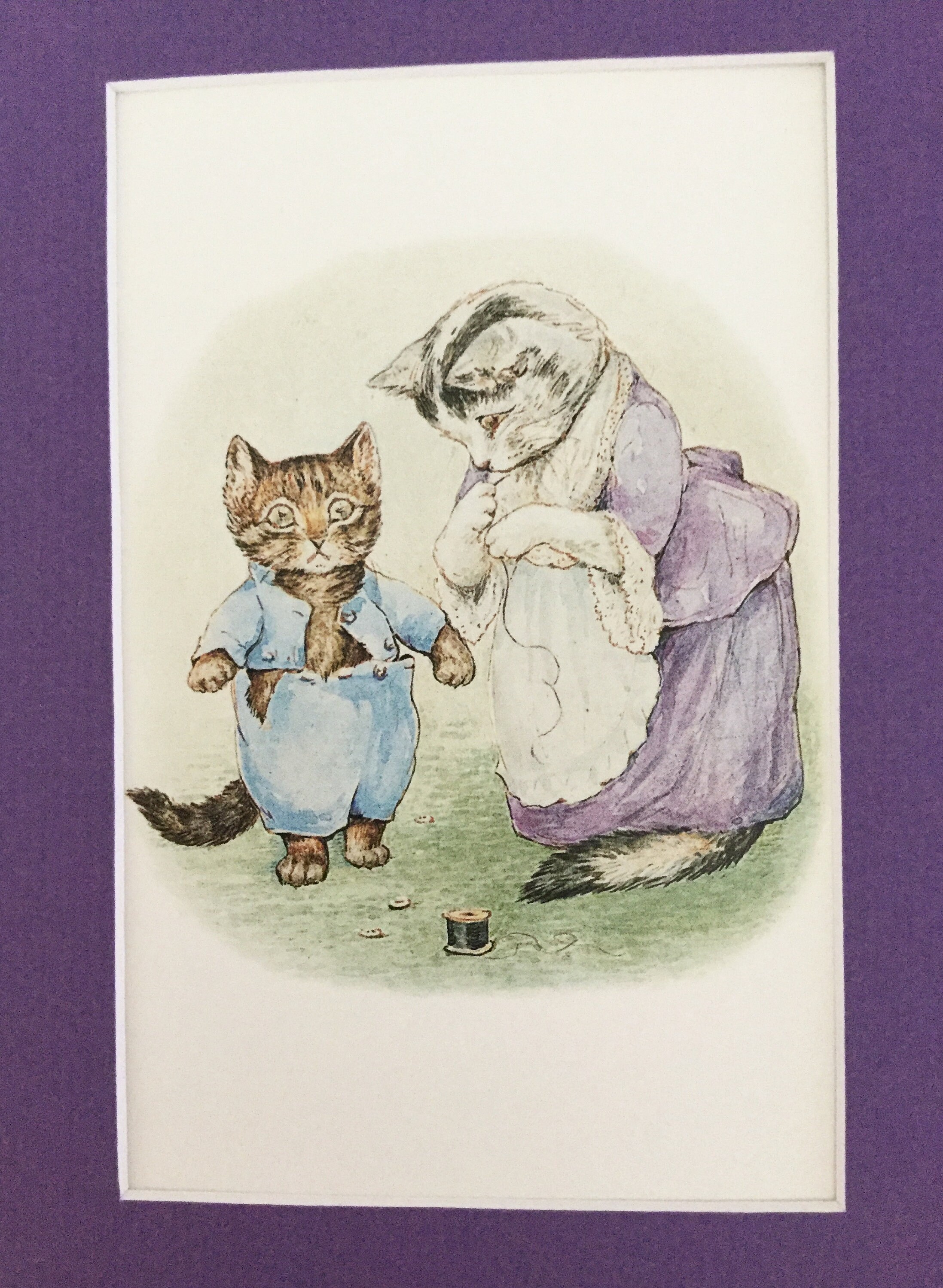 Matted Set of 2 Beatrix Potter Postcards 5 X 7 | Etsy