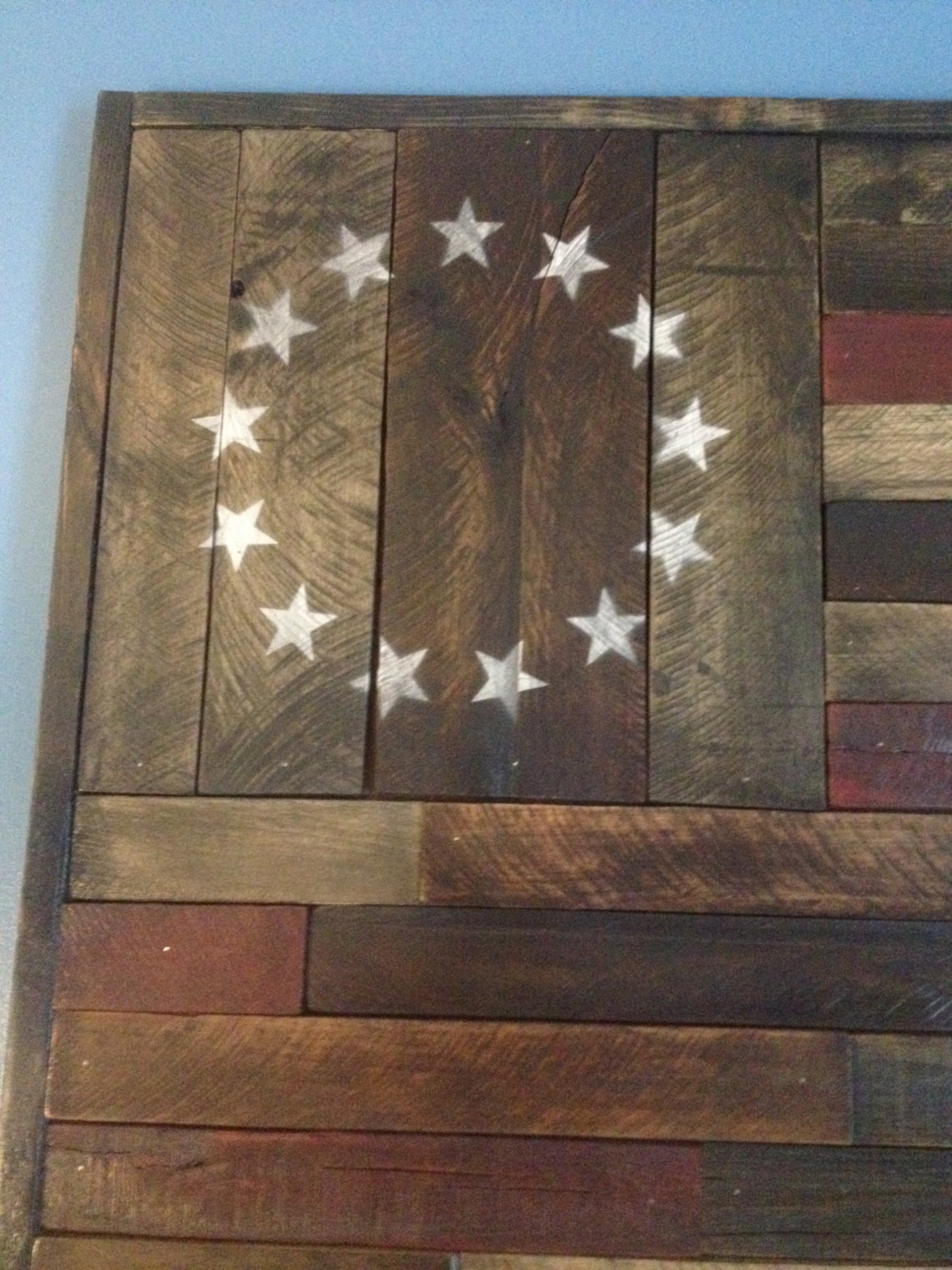 Handmade American Flag Using Reclaimed Wood Rustic American - Etsy