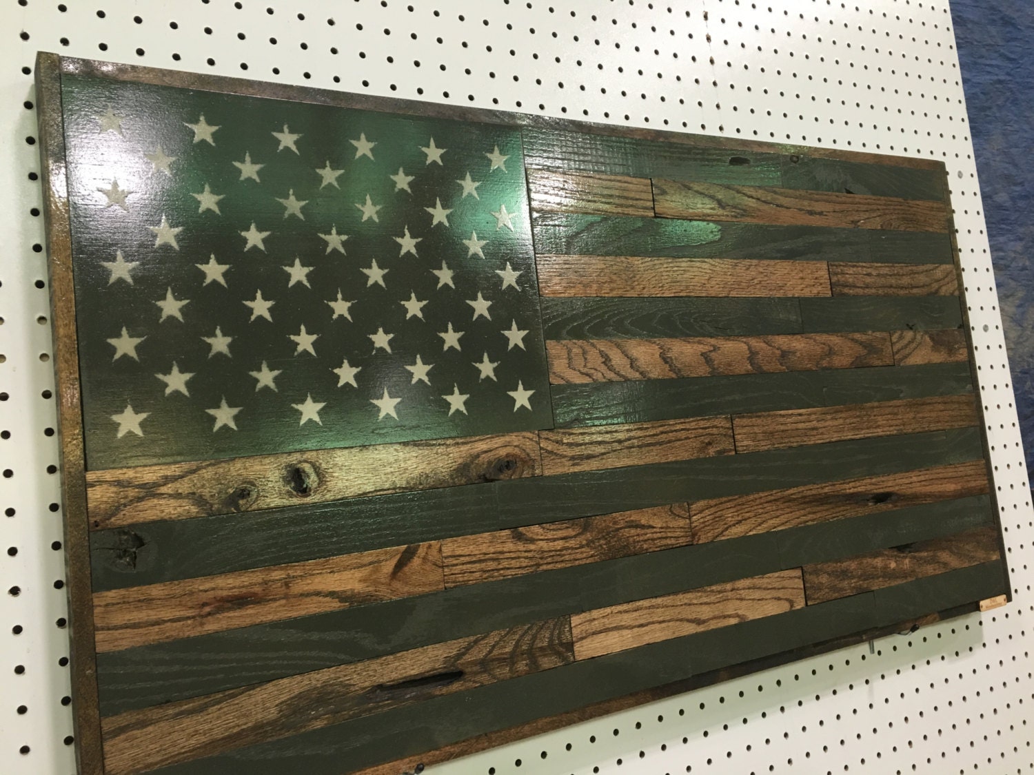 Reclaimed Wood American Flag,handmade Wood Flag,rustic Home Decor ...