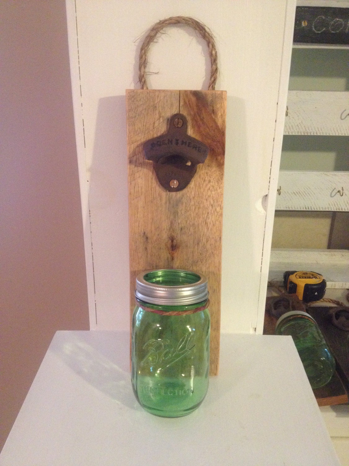 Rustic Bottle Opener, Reclaimed Wood Bottle Opener - Etsy