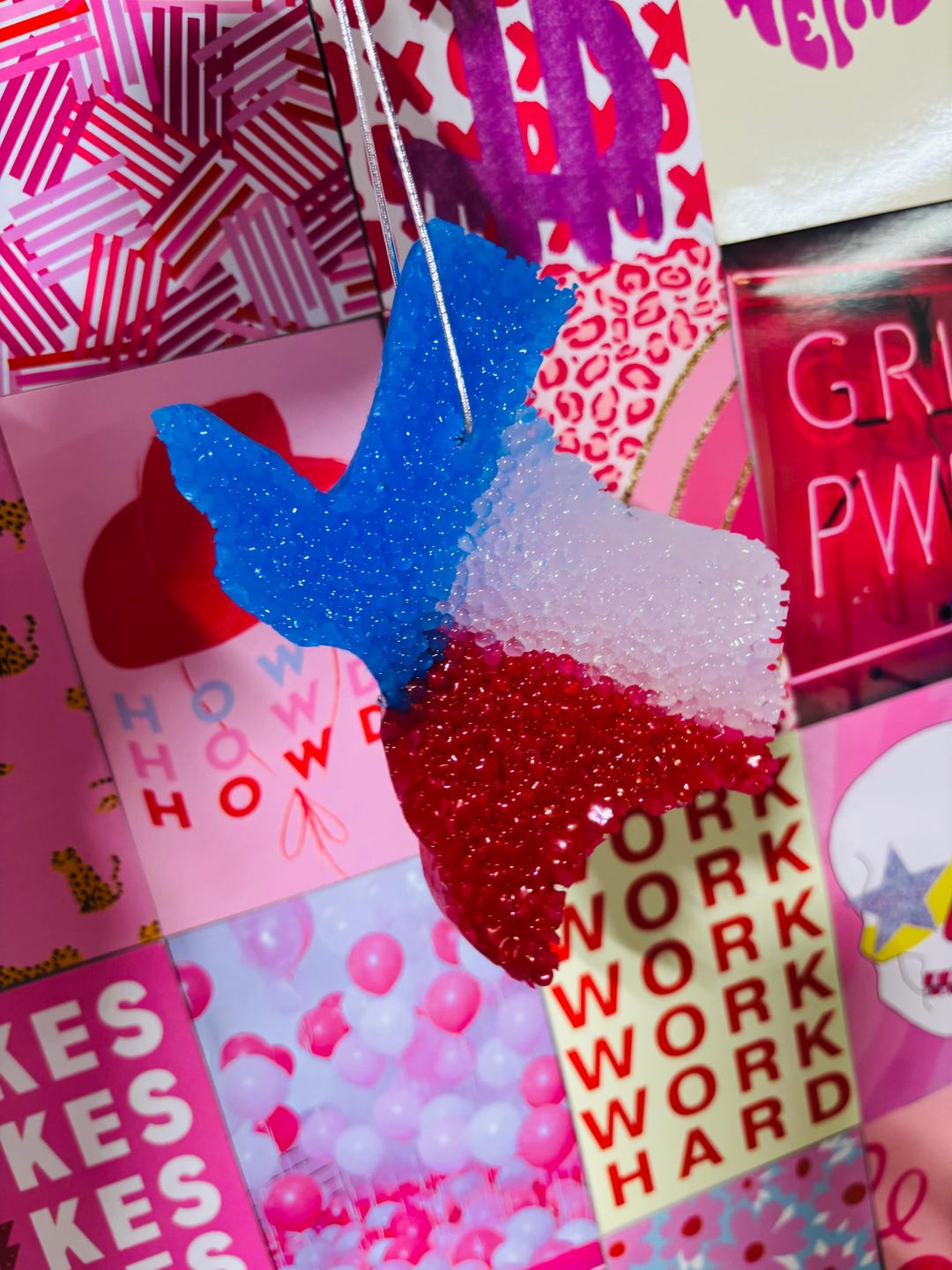 Texas Flag Red White and Blue Freshie - Etsy