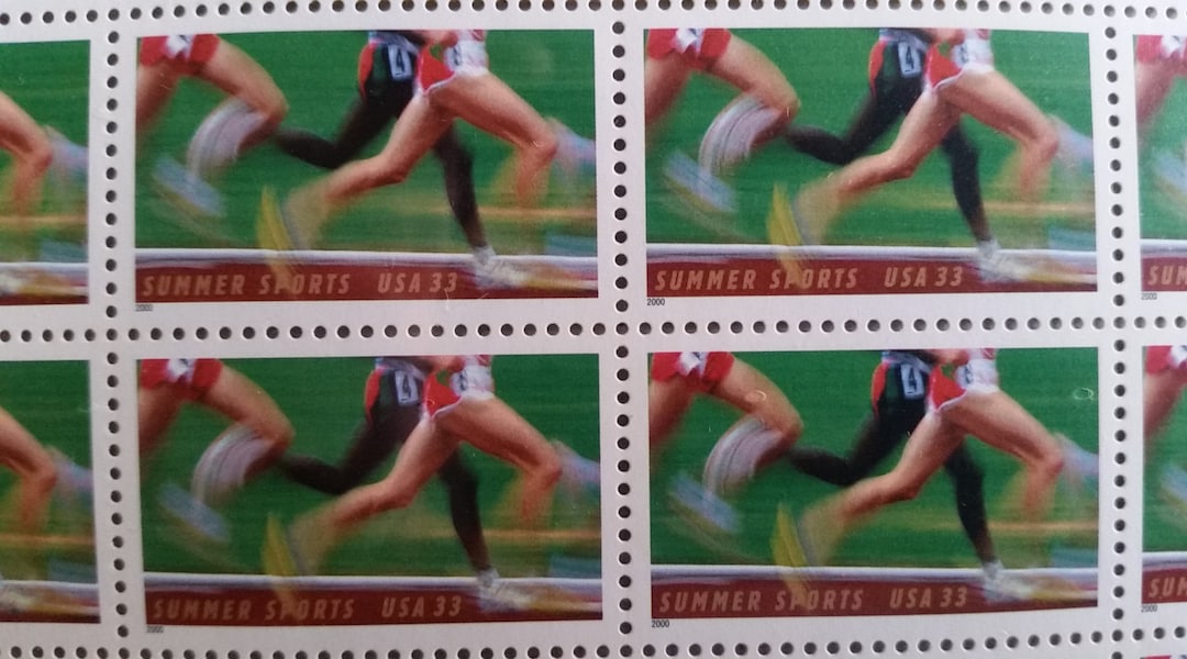 Summer Sportsrunning Raceus Postage Stampsunused Mint Conditionscott ...