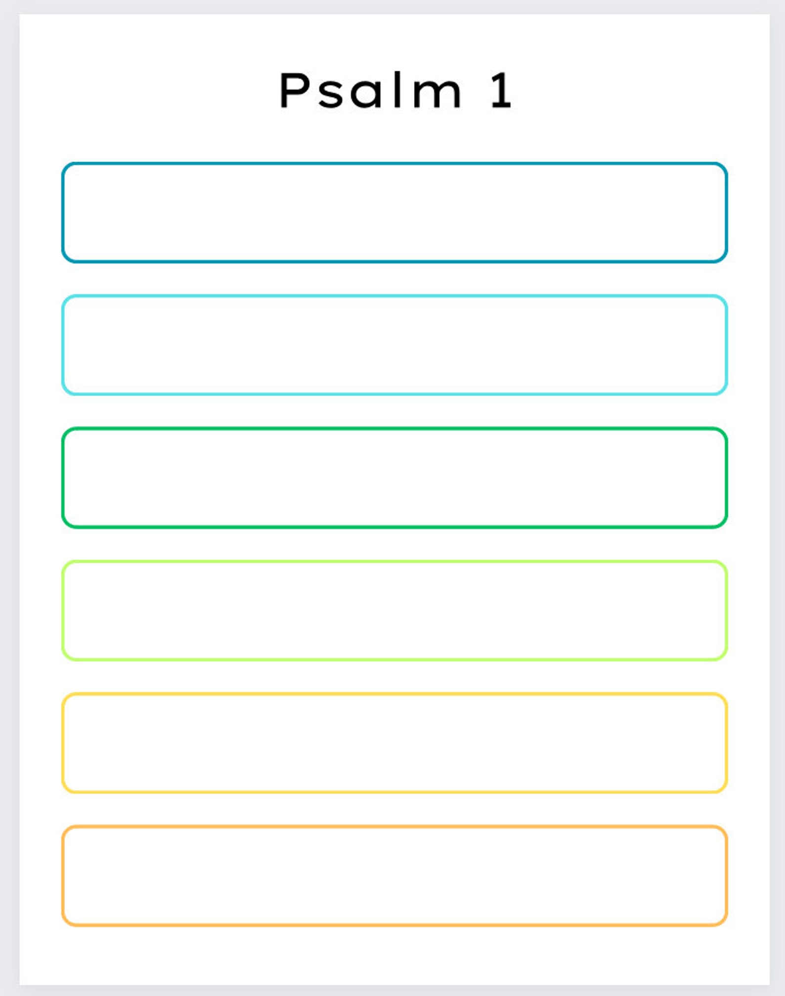 Psalm 1 - Digital Download Craft - Etsy