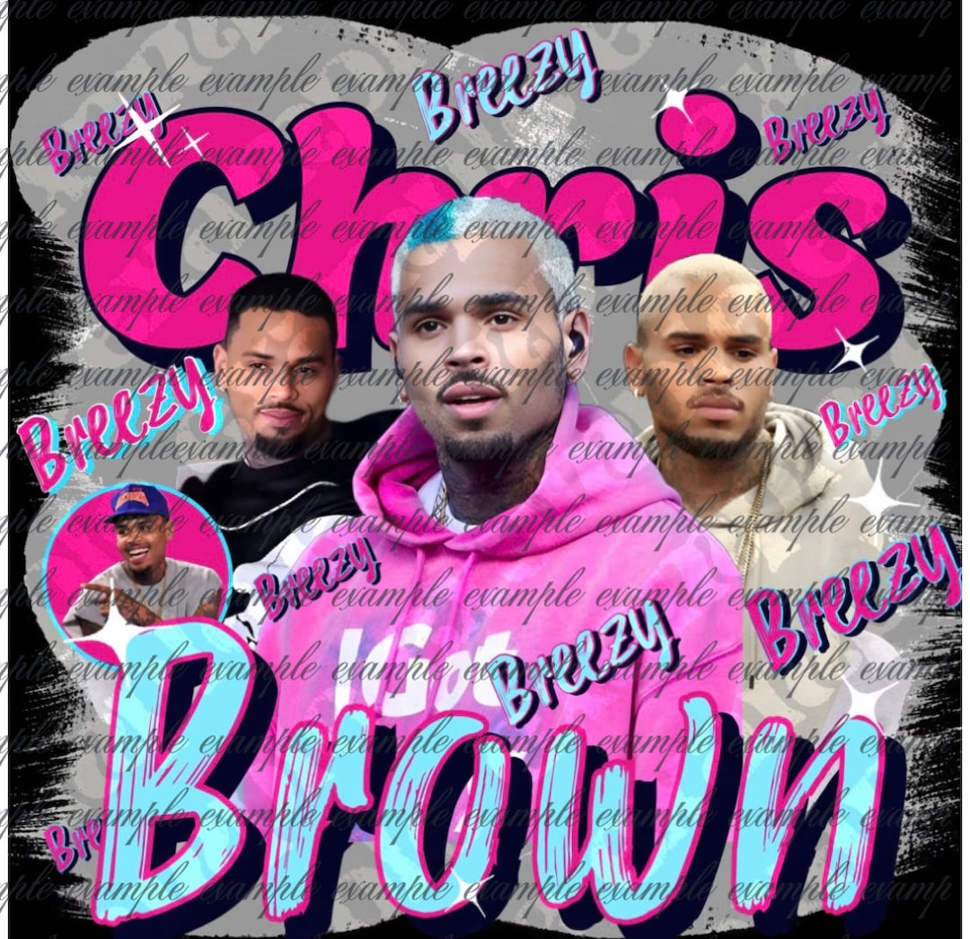 Chris Brown Png Breezy 2 Files - Etsy