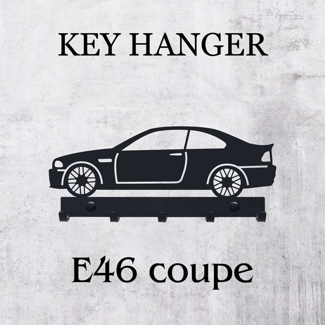 E46 Coupe, Key Rack, Key Hanger, Key Holder, Gift, Idea, Car, Laser Cut ...