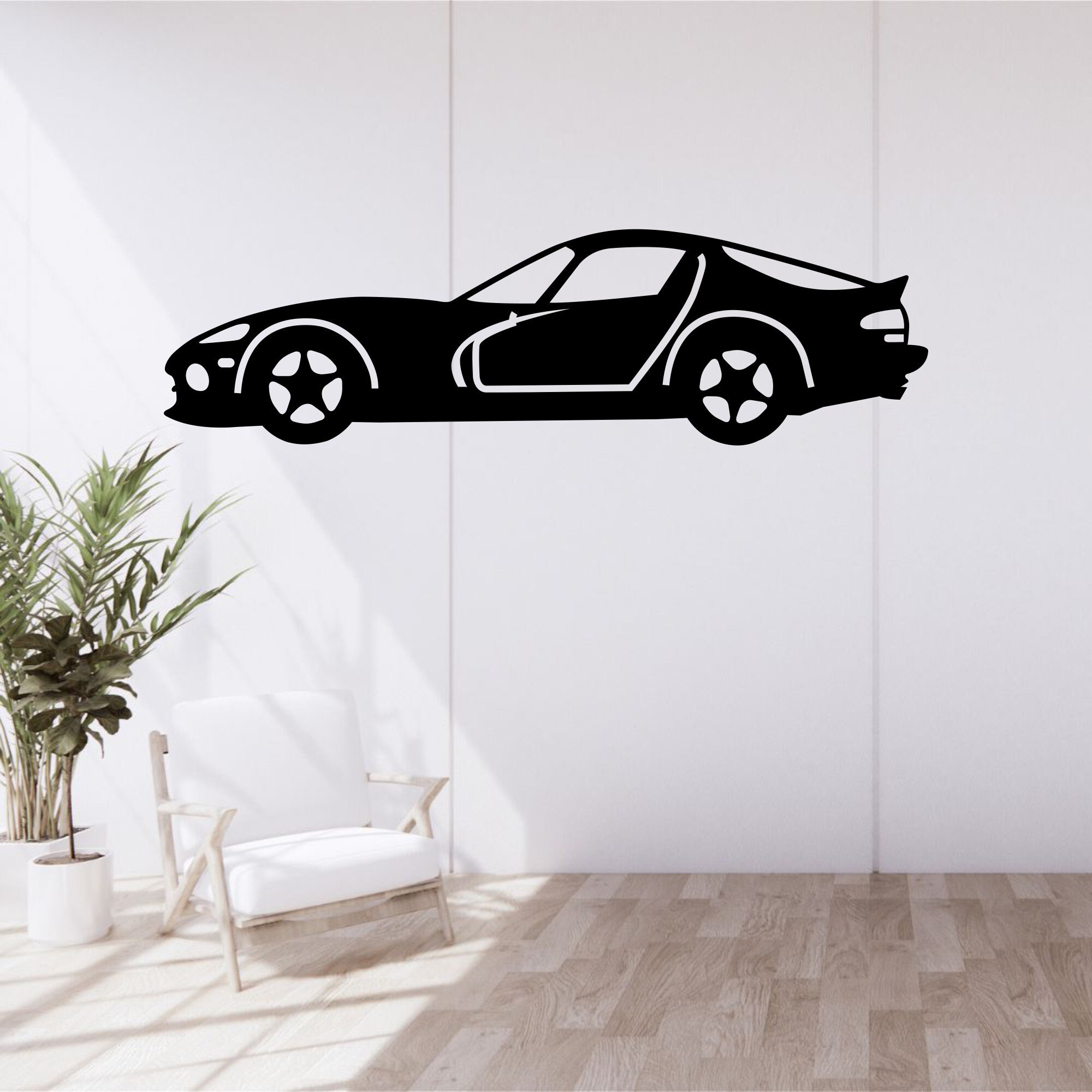 Viper, DXF, SVG, Ai, PNG, Cdr, Digital Files, Car, Laser Cut, Cnc ...