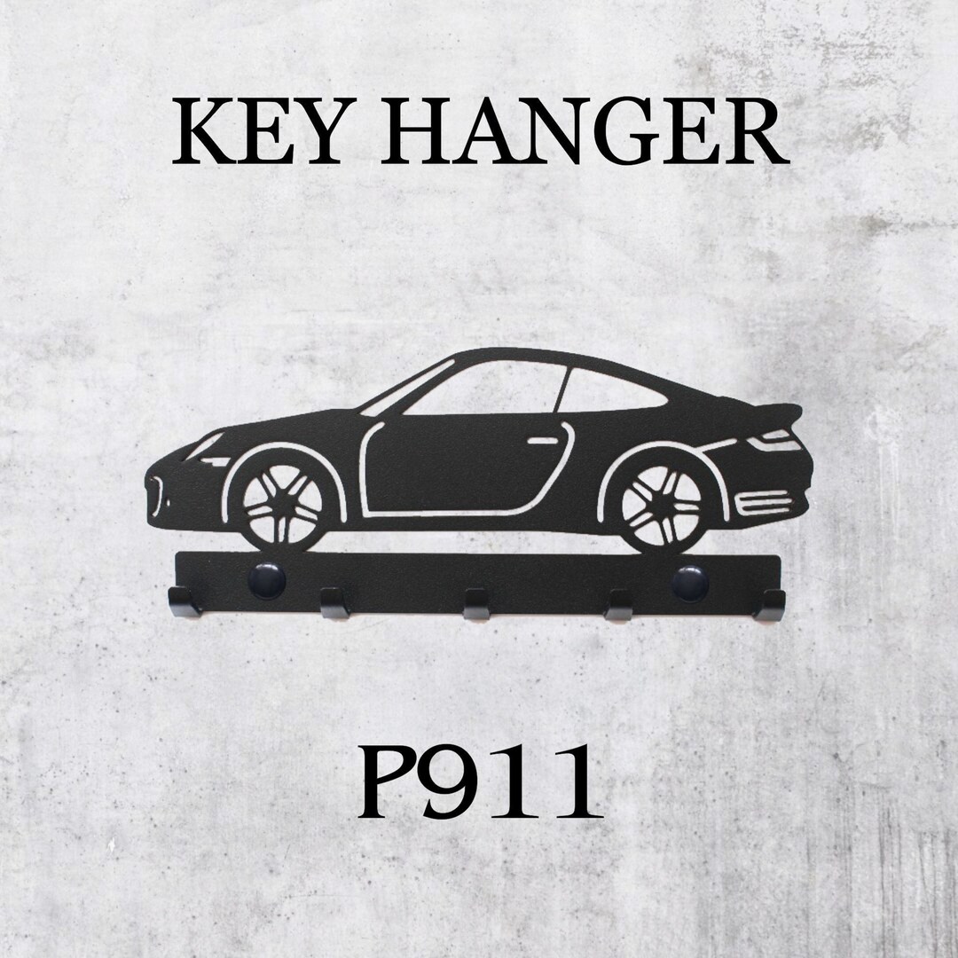 Sport Car Metal Key Hanger, P911, Key Rack, Design, Gift, Idea, Car ...