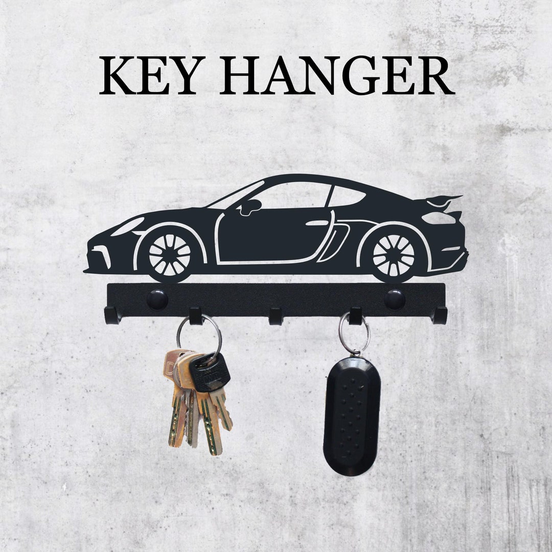 German Sport Car Metal Key Hanger, Key Rack, Christmas Gift, Metal Wall ...