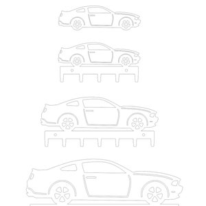 Mustang, Car, DXF, SVG, Ai, Png, Cdr, Digital Files, Car, Laser Cut ...