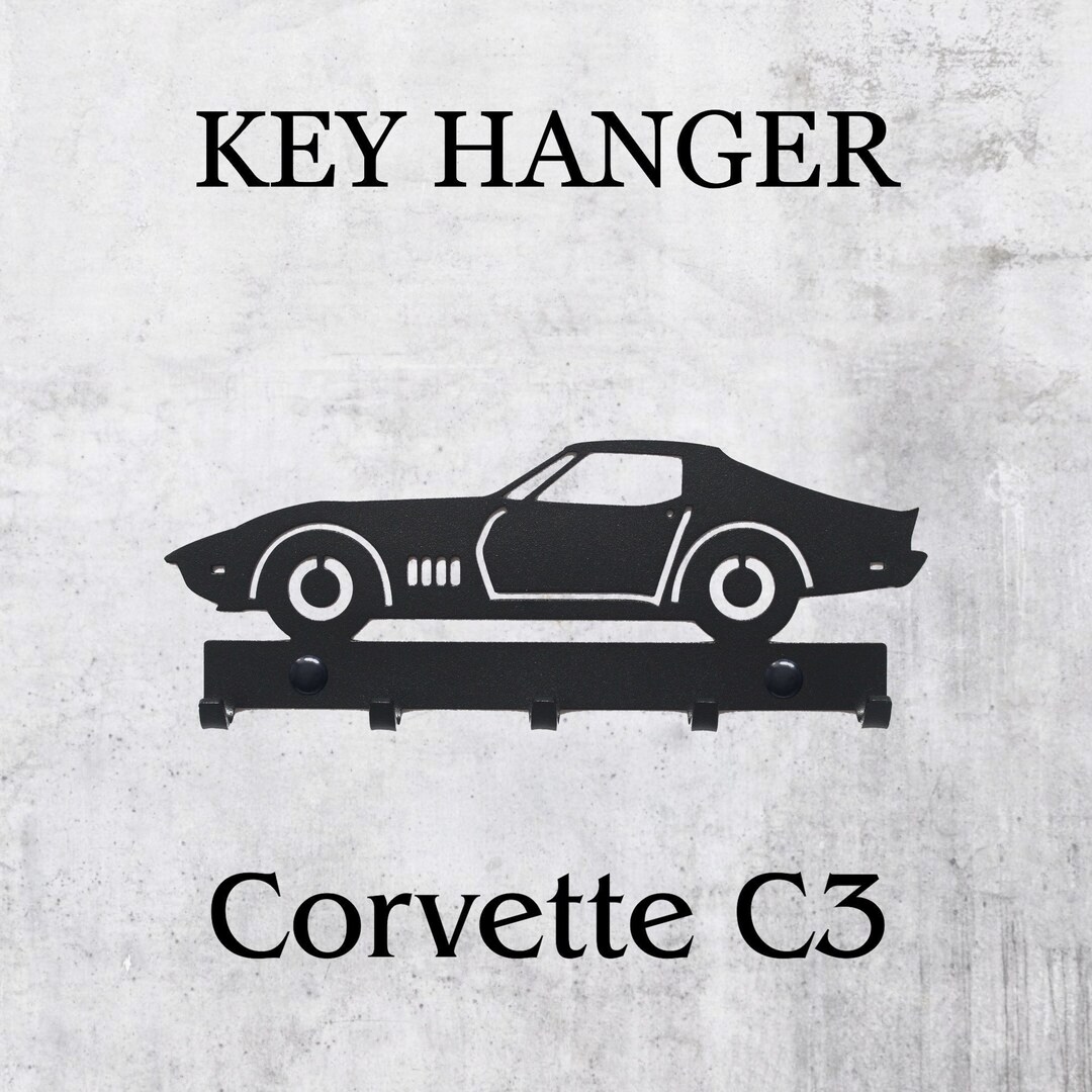 Chevrolet Corvette C3, Key Rack, Kleiderbügel, Design, Geschenk, Idee ...