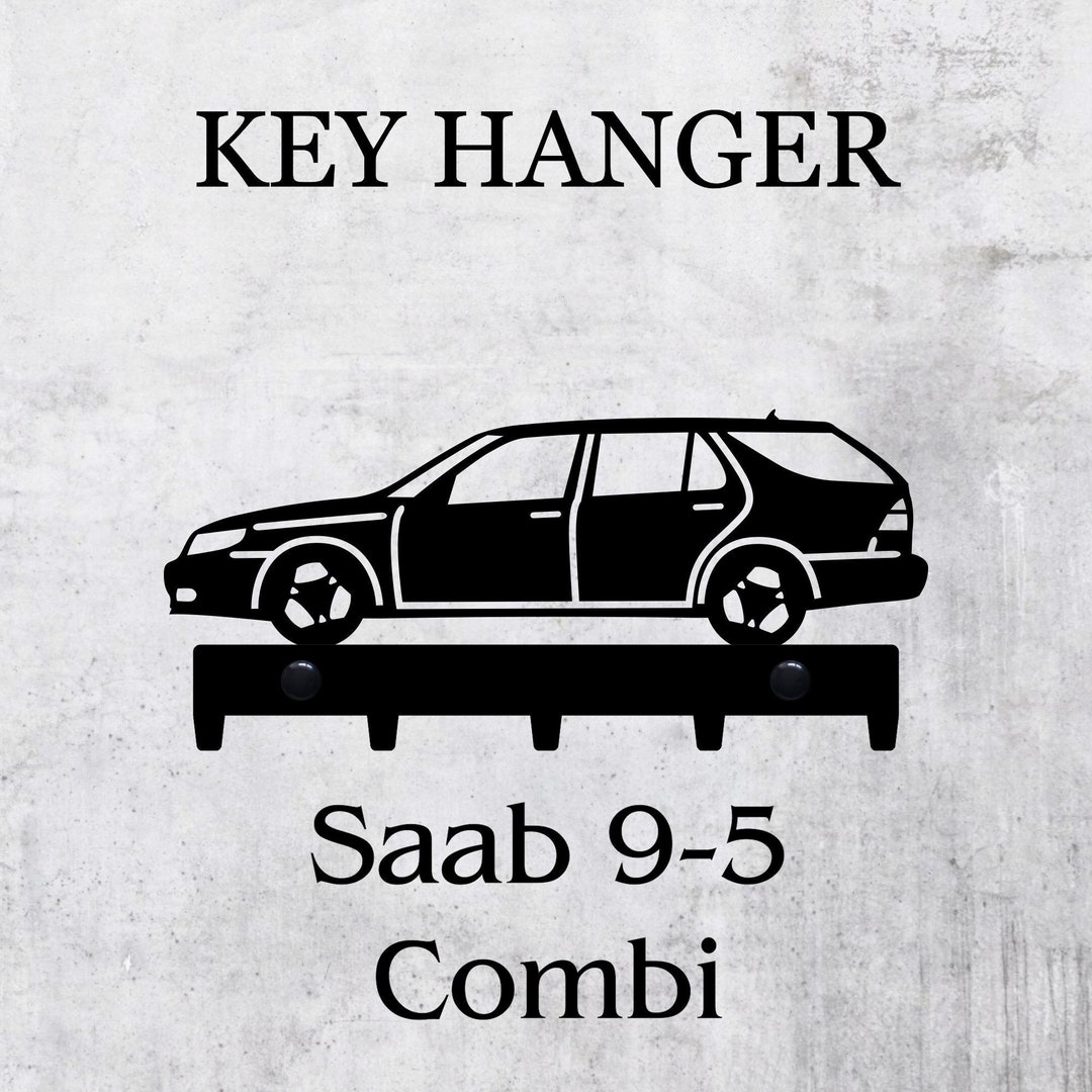 Saab 9-5 Combi Key Rack Key Hanger Design Gift Idea Car - Etsy
