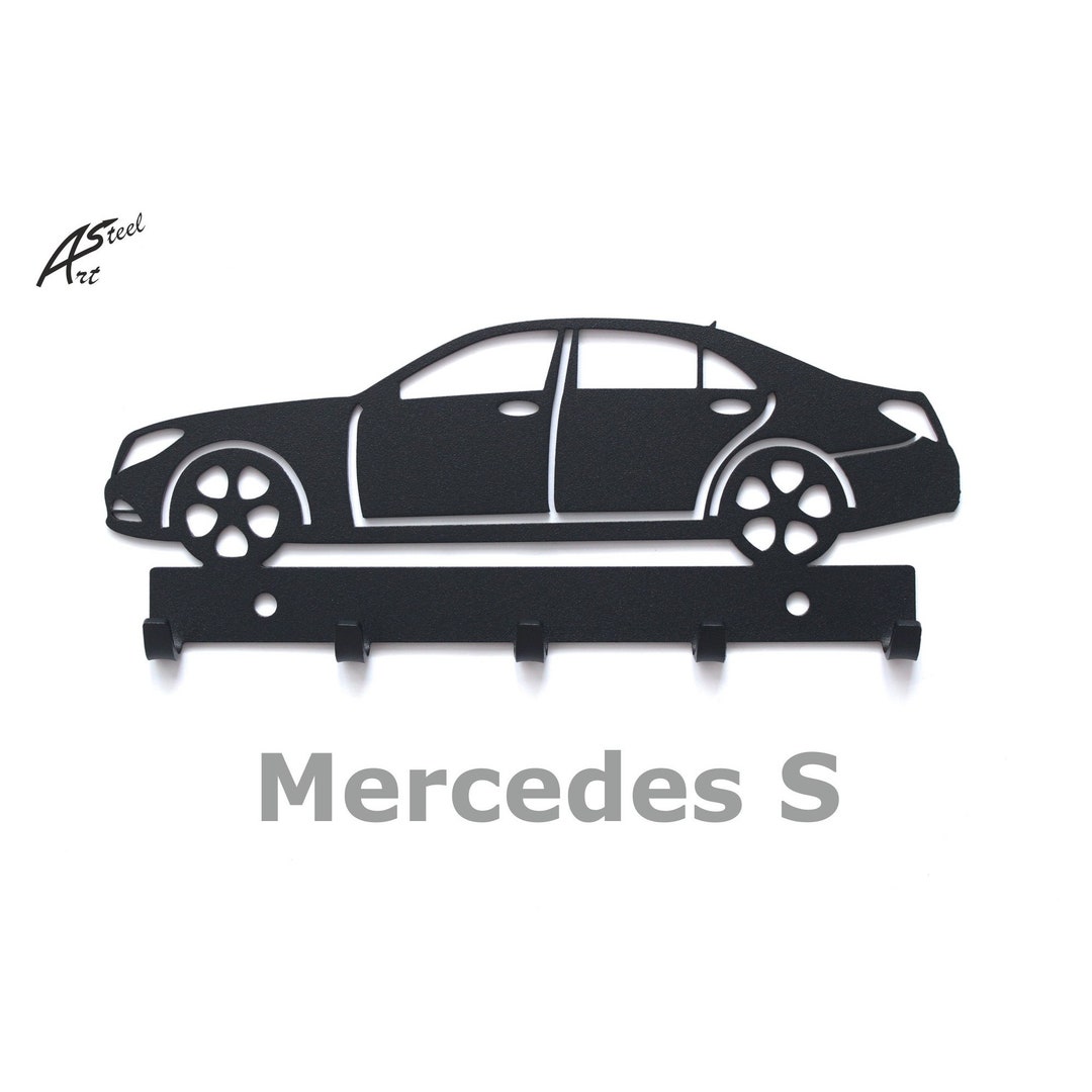 S-class, Key Rack, Hanger, Design, Gift, Idea, Car, Laser Cut, Metal ...