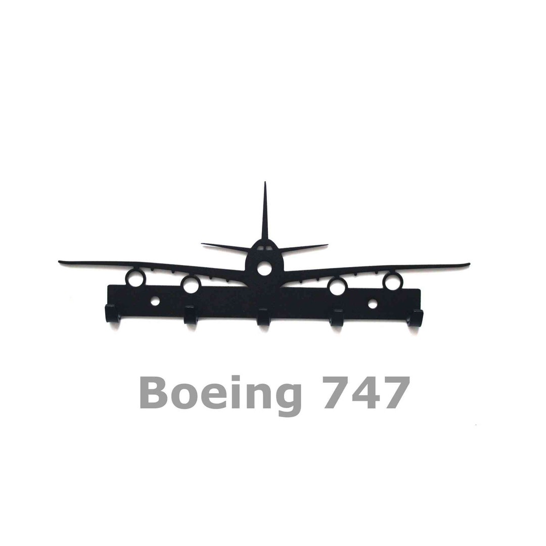 Boeing 747, Jumbo Jet, Key Rack, Hanger, Design, Plane, Wall Decor ...